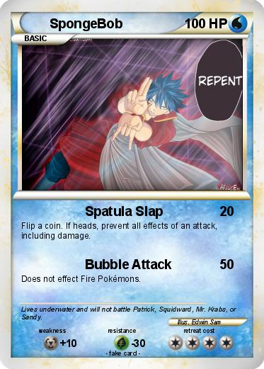 Pokémon SpongeBob 2572 2572 - Spatula Slap - My Pokemon Card