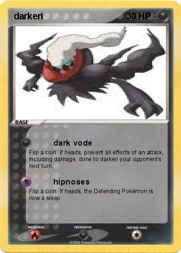 Pokémon darkeri 1 1 - dark vode - My Pokemon Card