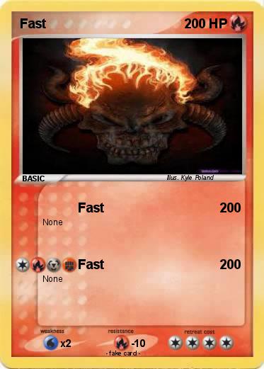 Pokémon Fast 125 125 - Fast - My Pokemon Card