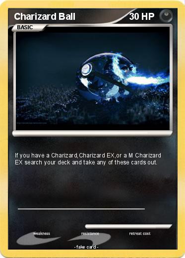 Pokémon Charizard Ball - My Pokemon Card