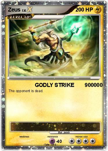 Pokémon Zeus 1229 1229 - GODLY STRIKE 900000 - My Pokemon Card