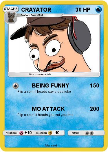 Pokémon CRAYATOR - BEING FUNNY - My Pokemon Card