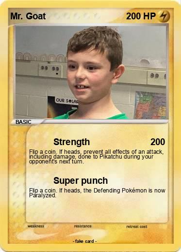 Pokémon Mr Goat 6 6 - Strength - My Pokemon Card