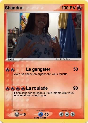 Pokémon Shandra - Le gangster - Ma carte Pokémon