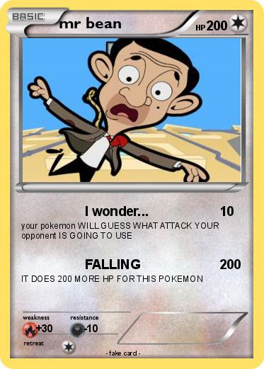 Pokémon mr bean 649 649 - I wonder... - My Pokemon Card