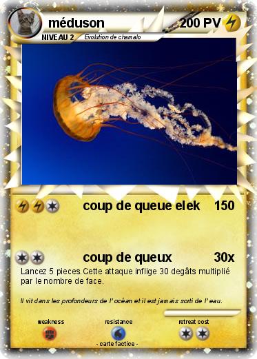 Pokémon meduson 2 2 - coup de queue elek - Ma carte Pokémon