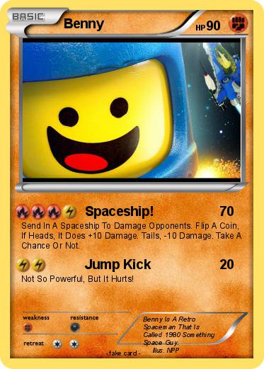 Pokémon Benny 84 84 - Spaceship! - My Pokemon Card