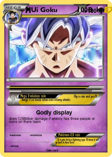 Pokémon Ui Goku 100B hp - Godly display - My Pokemon Card