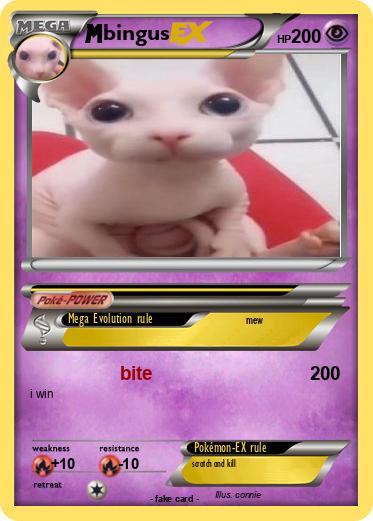 Pokémon bingus 98 98 - bite - My Pokemon Card