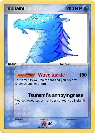 Pokémon Tsunami 346 346 - Wave tackle - My Pokemon Card