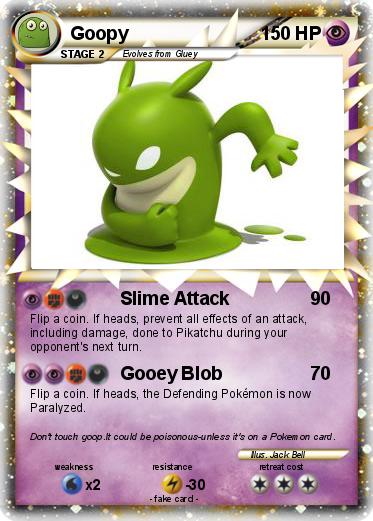 Pokémon Goopy 1 1 - Slime Attack - My Pokemon Card