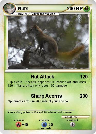 Pokémon Nuts 13 13 - Nut Attack - My Pokemon Card