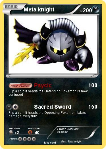 Pokémon Meta knight 934 934 - Psycic - My Pokemon Card