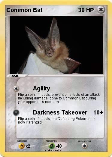Pokémon Common Bat - Agility - My Pokemon Card
