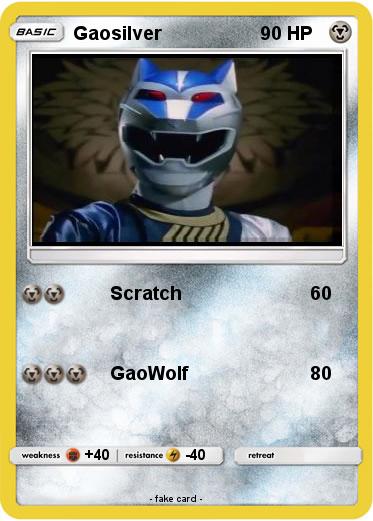 Pokémon Gaosilver 1 1 - Scratch - My Pokemon Card
