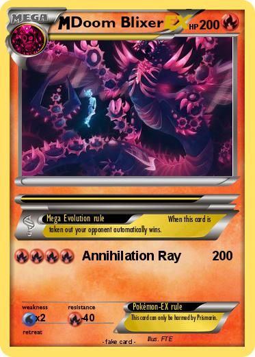 Pokémon Doom Blixer - Annihilation Ray - My Pokemon Card