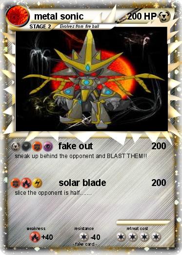 Pokémon metal sonic 452 452 - fake out - My Pokemon Card