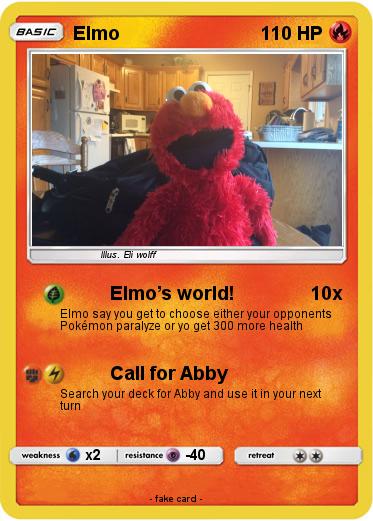 Pokémon Elmo 963 963 - Elmo’s world! - My Pokemon Card