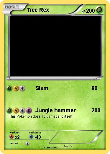 Pokémon Tree Rex 384 384 - Slam - My Pokemon Card