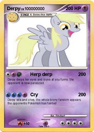 Pokémon Derpy 319 319 - Herp derp - My Pokemon Card