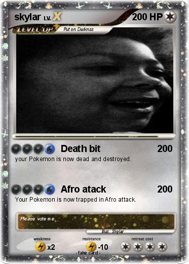 Pokémon skylar 44 44 - Death bit - My Pokemon Card