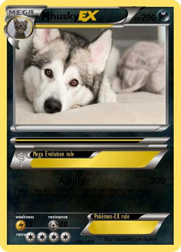 Pokémon husky 750 750 - Agility - My Pokemon Card
