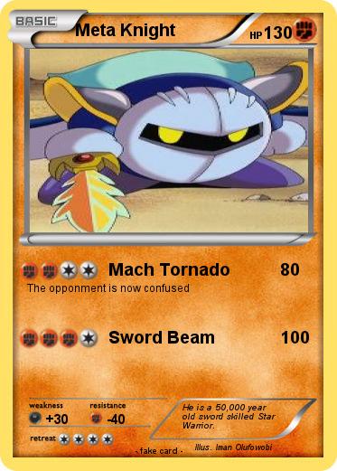 Pokémon Meta Knight 951 951 - Mach Tornado - My Pokemon Card