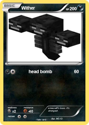 Pokémon Wither 357 357 - head bomb - My Pokemon Card