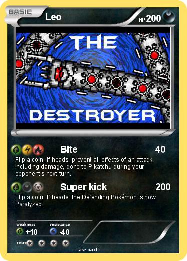 Pokémon Leo 976 976 - Bite - My Pokemon Card