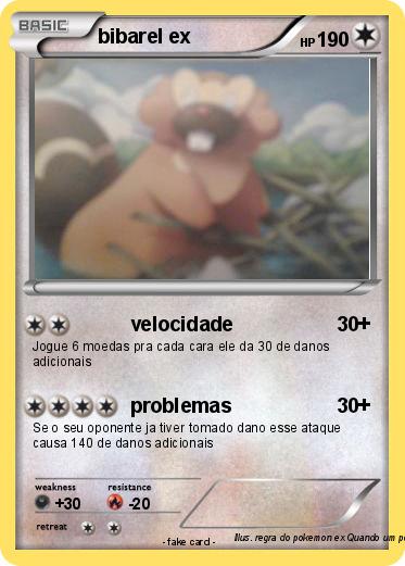 Pokémon bibarel ex 2 2 - velocidade - My Pokemon Card