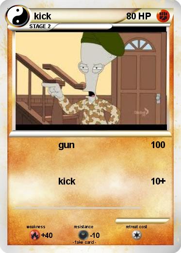 Pokémon kick 188 188 - gun - My Pokemon Card