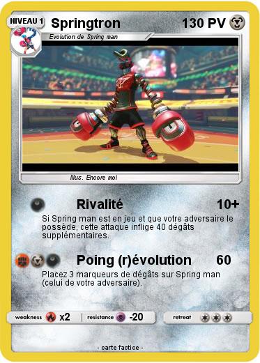 Pokémon Springtron - Rivalité - Ma carte Pokémon