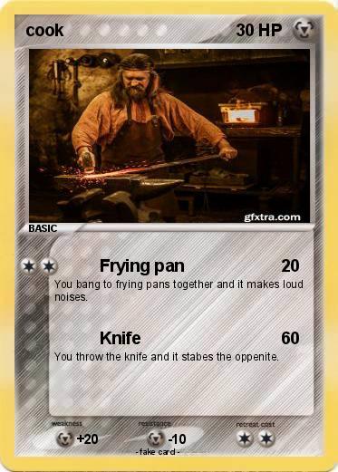 Pokémon Blacksmith 16 16 - Frying pan - My Pokemon Card