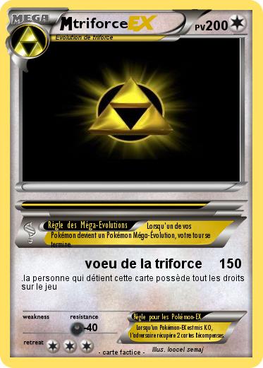 Pokémon triforce 144 144 - voeu de la triforce - Ma carte Pokémon