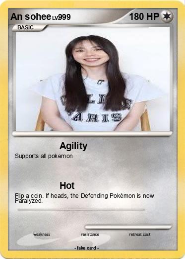 Pokémon An sohee - Agility - My Pokemon Card