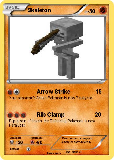 Pokémon Skeleton 495 495 - Arrow Strike 15 - My Pokemon Card