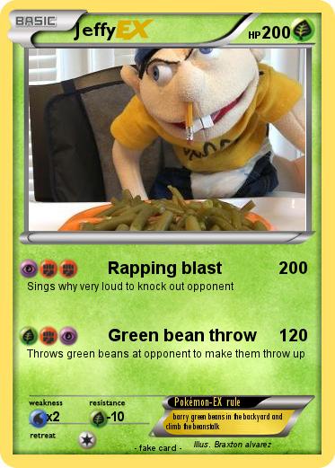 Pokémon Jeffy 421 421 - Rapping blast - My Pokemon Card