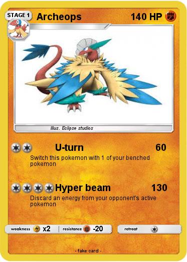 Pokémon Archeops 71 71 - U-turn - My Pokemon Card