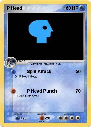 Pokémon P Head - Split Attack - My Pokemon Card