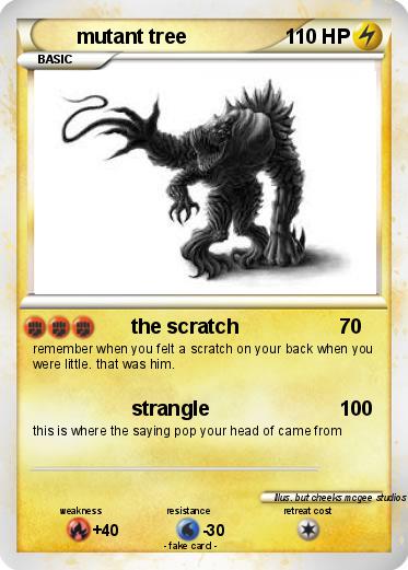 Pokémon mutant tree - the scratch - My Pokemon Card