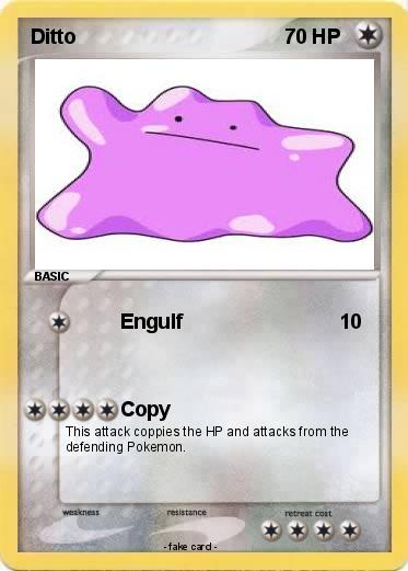 Pokémon Ditto 307 307 - Engulf - My Pokemon Card