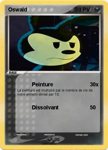 Pokémon Oswald 9 9 - Peinture - Ma carte Pokémon