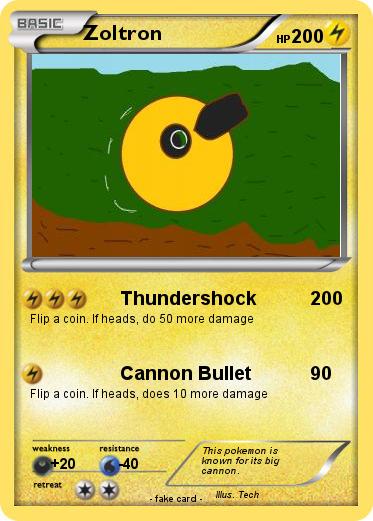 Pokémon Zoltron 1 1 - Thundershock - My Pokemon Card