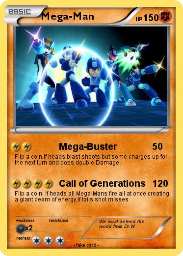 Pokémon Mega Man 447 447 - Mega-Buster - My Pokemon Card
