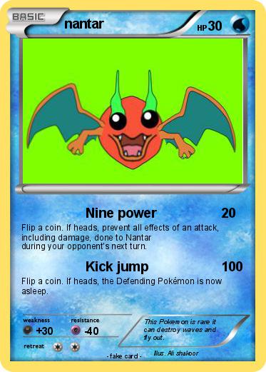 Pokémon nantar - Nine power - My Pokemon Card