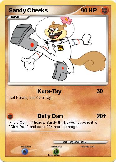 Pokémon Sandy Cheeks 34 34 - Kara-Tay - My Pokemon Card