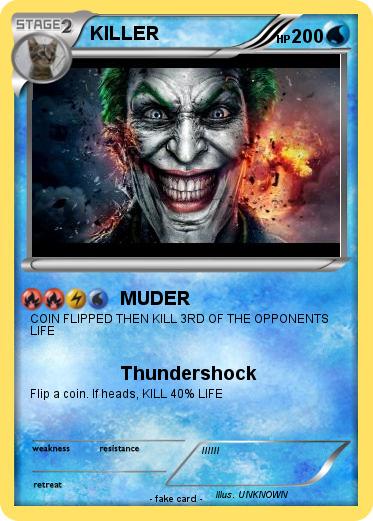 Pokémon KILLER 4504 4504 - MUDER - My Pokemon Card