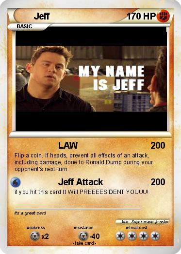 Pokémon Jeff 2894 2894 - LAW - My Pokemon Card