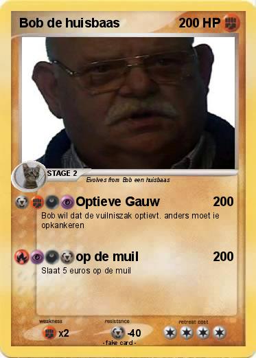 Pokémon Bob de huisbaas 16 16 - Optieve Gauw - My Pokemon Card