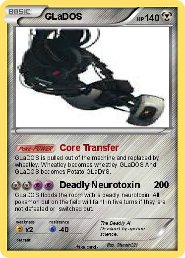 Pokémon GLaDOS 187 187 - Core Transfer - My Pokemon Card
